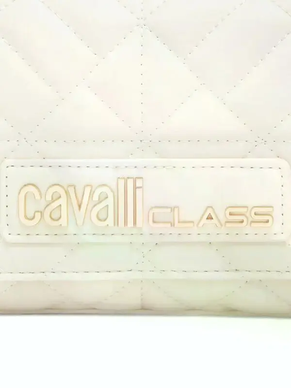 Roberto Cavalli Quilted Shoulder Bag - Neutrals