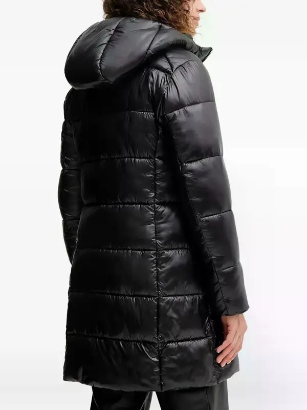 SAVE THE DUCK Hooded Padded Jacket - Black
