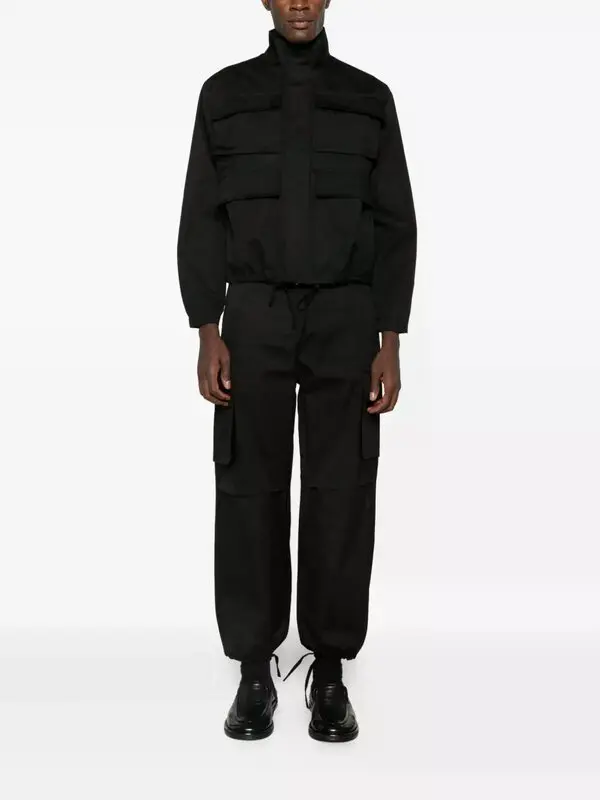 ARTE ANTWERP Cargo-pocket Tie-hem Trousers