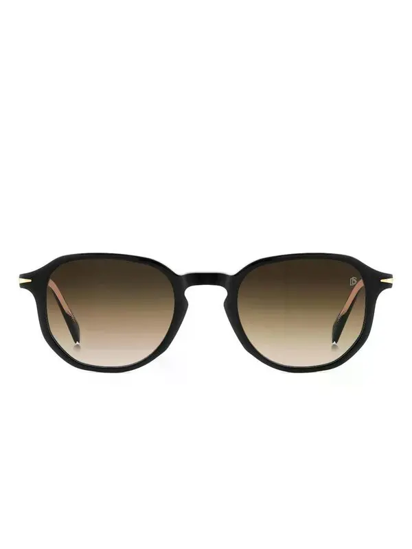 DB EYEWEAR BY DAVID BECKHAM Square Frame Sunglasses - Black