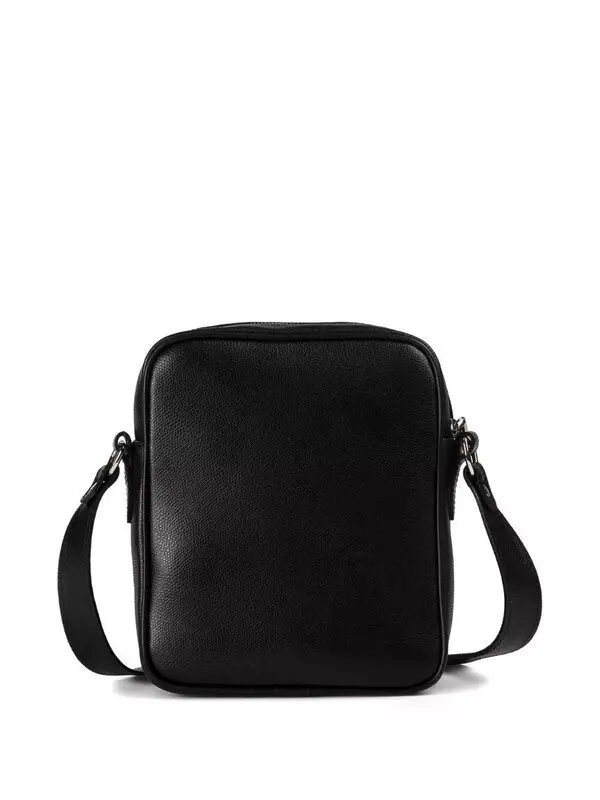 DOUCAL'S Palmellato Leather Crossbody Bag - Black