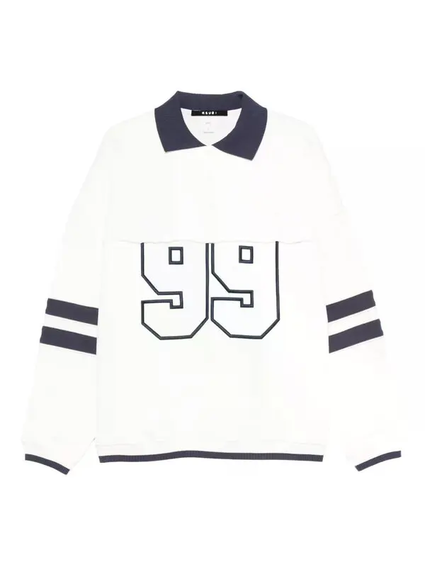 Ksubi Polo-collar Sweatshirt - White