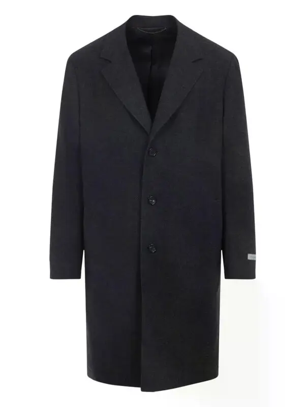 Canali Buttoned Wool Coat