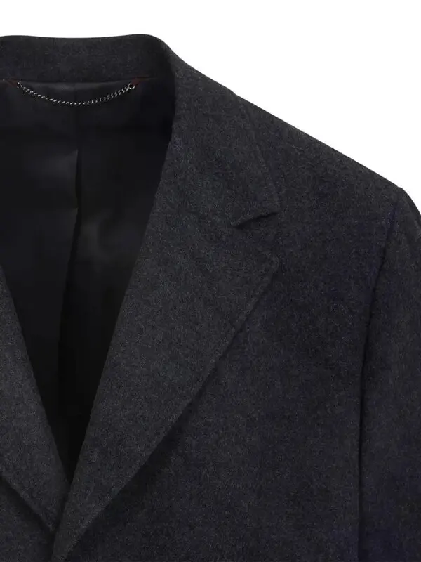 Canali Buttoned Wool Coat