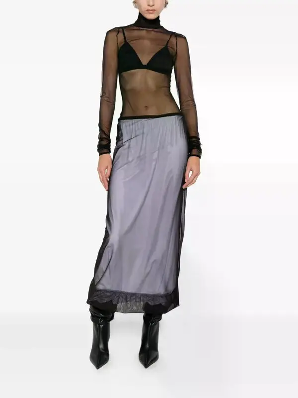 MSGM Mesh Maxi Skirt