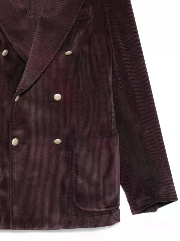 LUIGI BIANCHI MANTOVA Double-breasted Corduroy Blazer