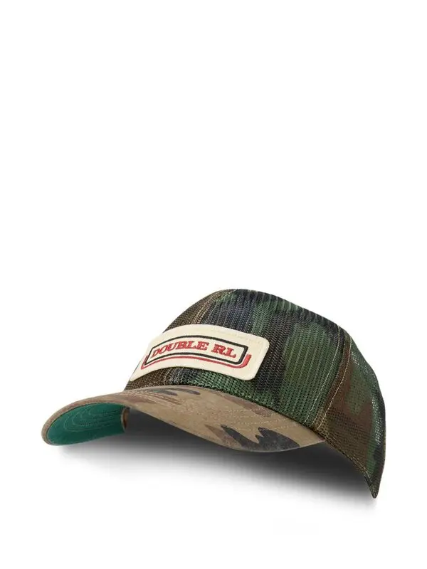 Ralph Lauren Camouflage Print Cap - Green