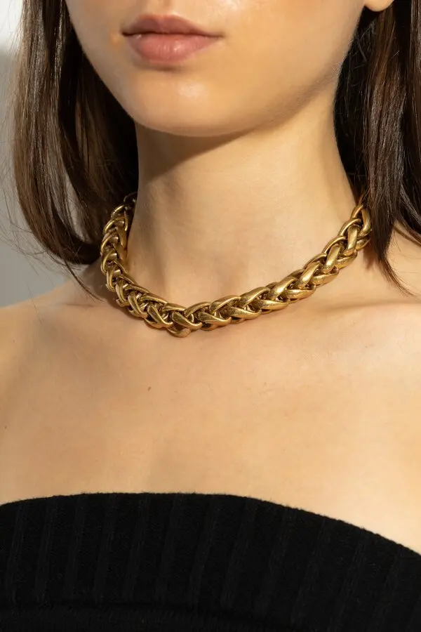 Cult Gaia Brass Link Necklace