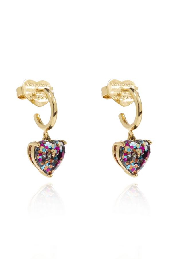 Kate Spade New York Heart-shaped Pendant Earrings - Gold