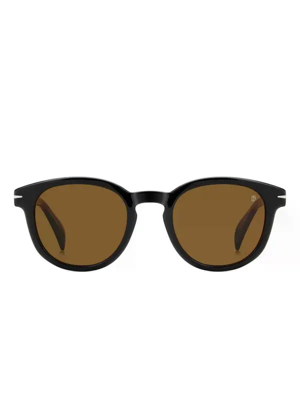 DB EYEWEAR BY DAVID BECKHAM Round-frame Sunglasses - Black