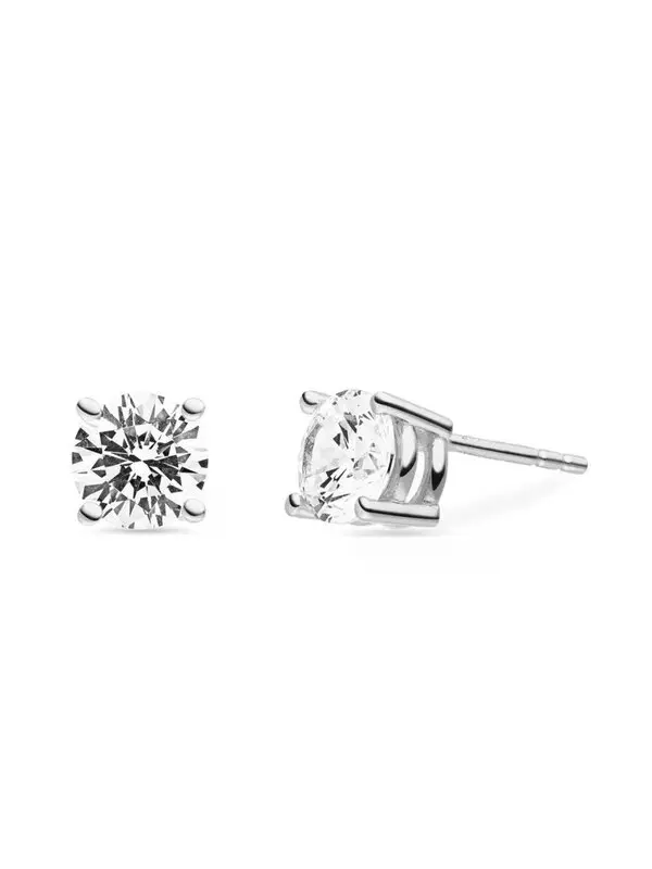 VEYNOU 14kt White Gold Diamond Stud Earrings