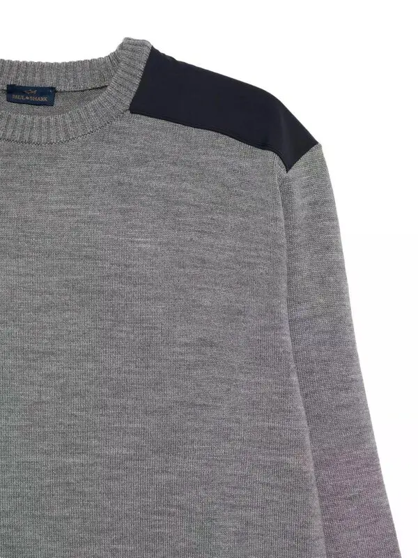 Paul & Shark Virgin Wool Crew Neck Sweater
