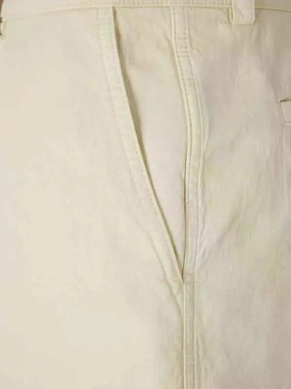 Off-White Elasticated Bermuda Shorts