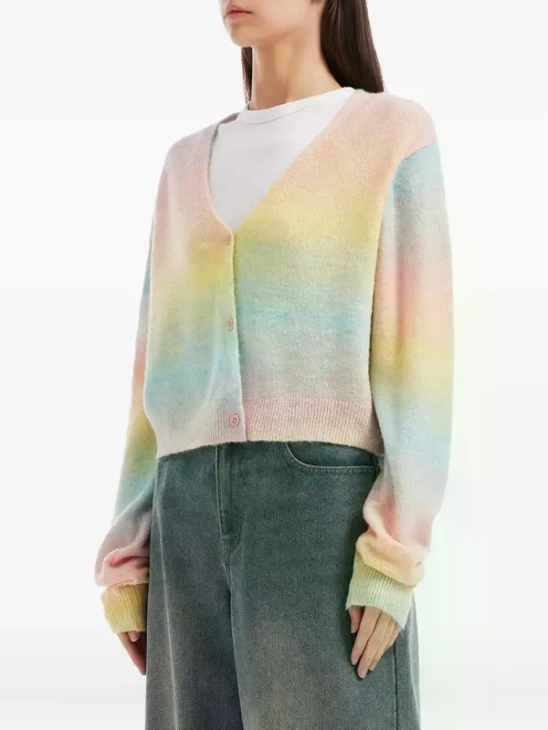 TOUT A COUP Gradient-effect Cardigan