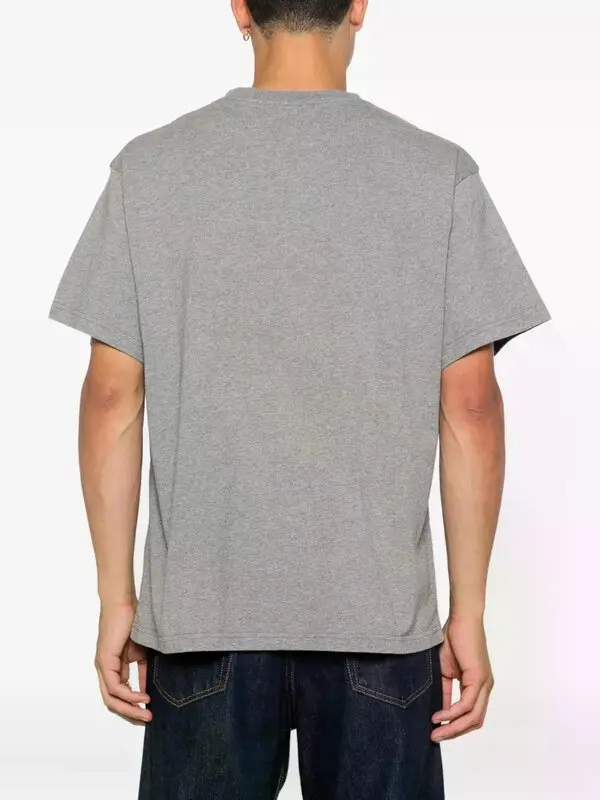 CHARLES JEFFREY Logo-embroidered T-shirt