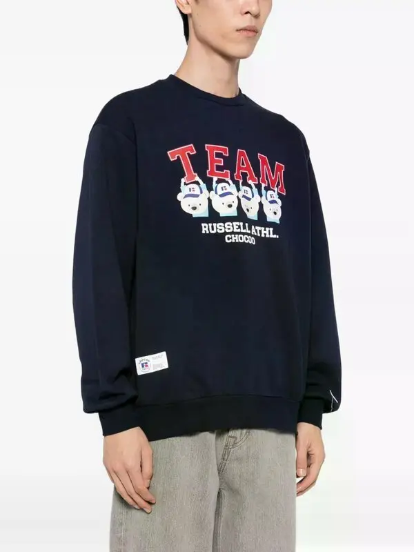 CHOCOOLATE Graphic Sweatshirt - Blue