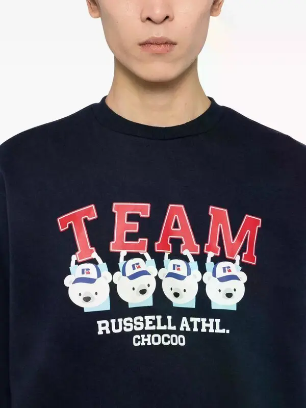 CHOCOOLATE Graphic Sweatshirt - Blue