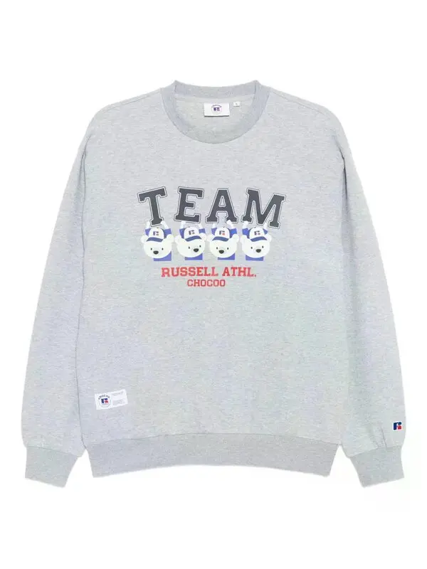CHOCOOLATE X Russell Athletic Graphic-print Sweatshirt - Grey