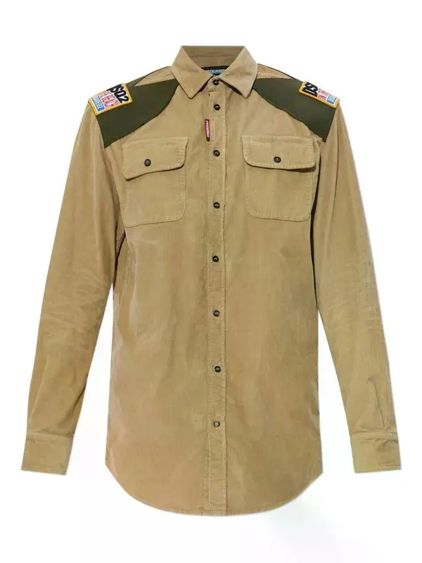 Dsquared2 Corduroy Button-down Shirt
