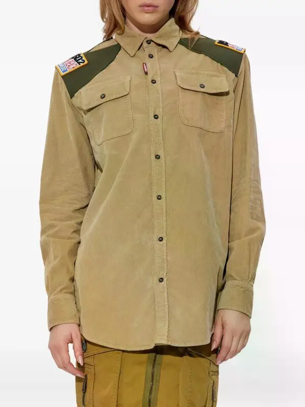 Dsquared2 Corduroy Button-down Shirt