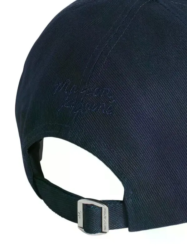 Maison Kitsuné Fox-motif Cap - Blue