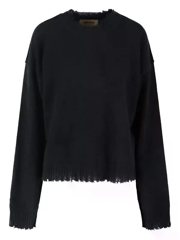 UMA WANG Frayed Cashmere Sweater