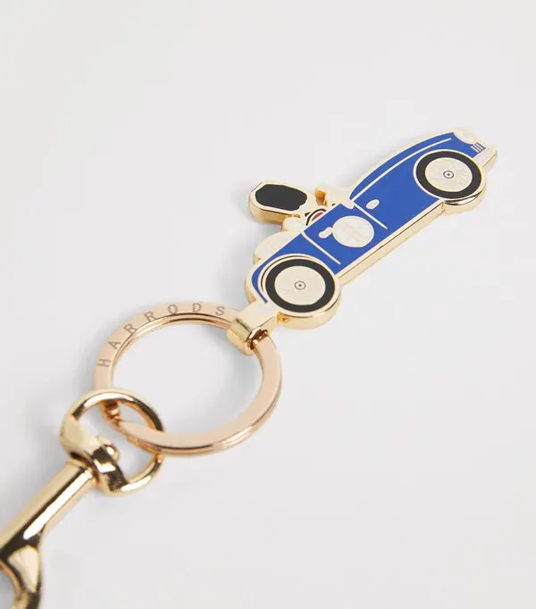 Harrods Racing Car Keyring