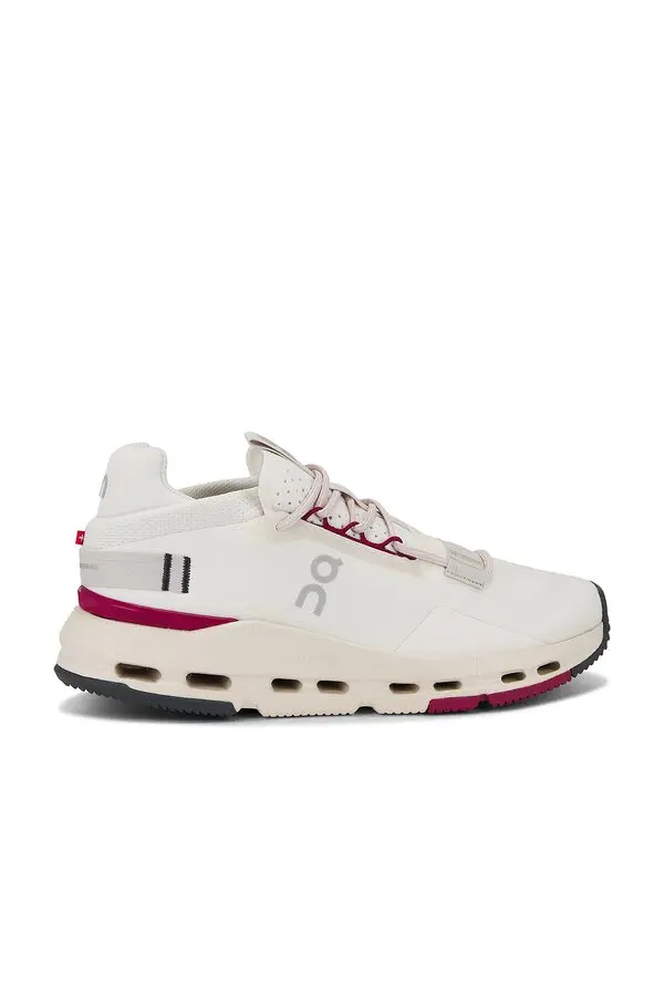 On Cloudnova 2 Sneaker - Ivory & Grenadine