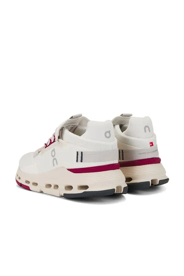 On Cloudnova 2 Sneaker - Ivory & Grenadine