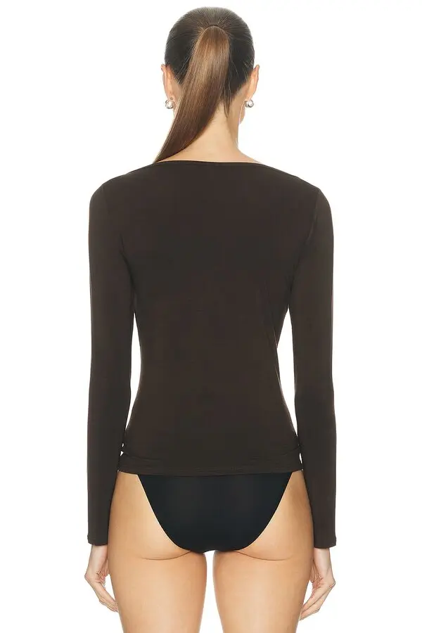 KYE Recline Bateau Long Sleeve Top