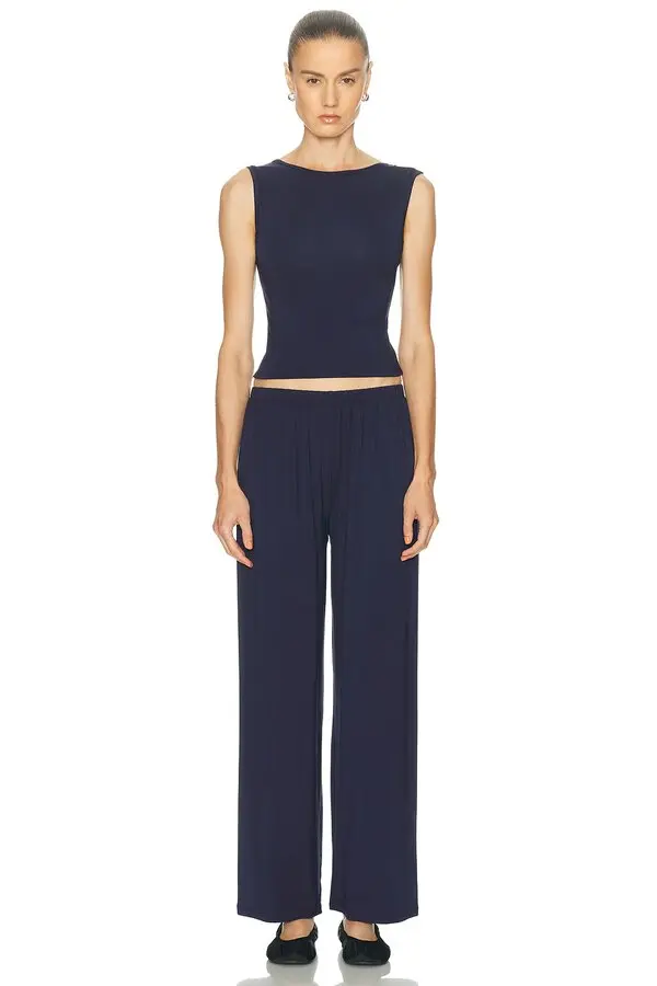 KYE Bateau Sleeveless Top - Navy