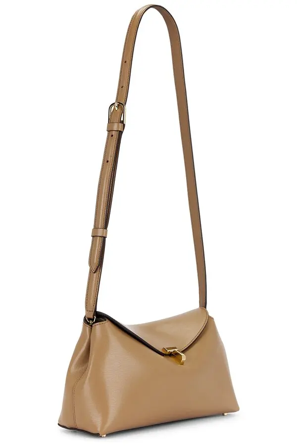 TOTEME T-lock Leather Clutch