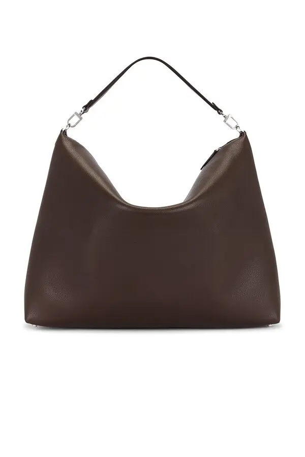 TOTEME Bevel Grained Leather Tote Bag - Pepper