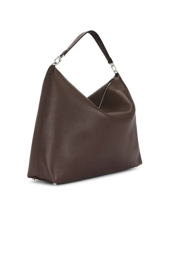 TOTEME Bevel Grained Leather Tote Bag - Pepper