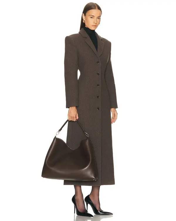 TOTEME Bevel Grained Leather Tote Bag