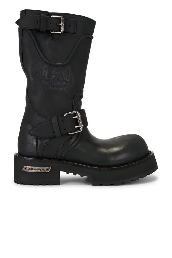 Balenciaga Venom Boot - Black & Silver