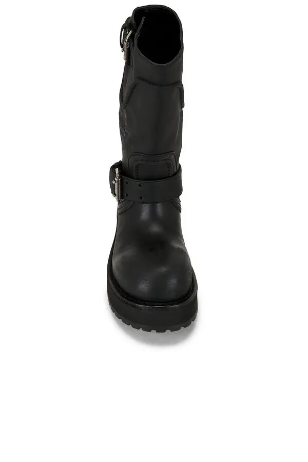 Balenciaga Venom Boot - Black & Silver