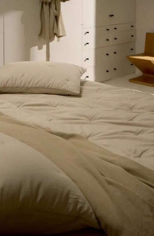 PARACHUTE Set Of 2 Soft Cotton Quilted Shams - Bone