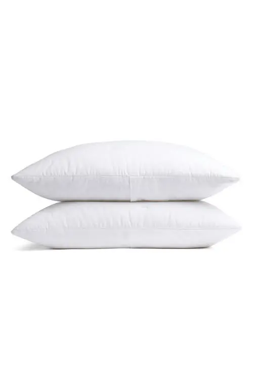 PARACHUTE Set Of 2 Soft Cotton Quilted Shams - White