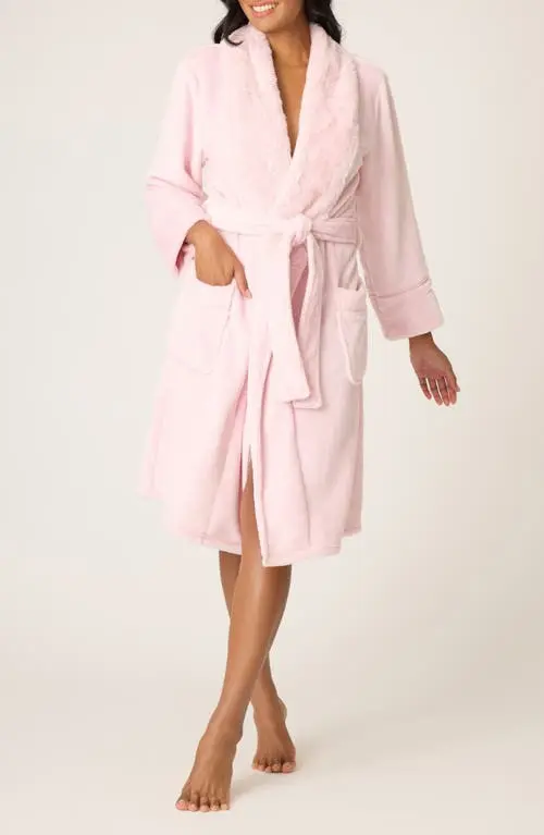 PJ Salvage Plush Brushed Robe - Ballet Pink
