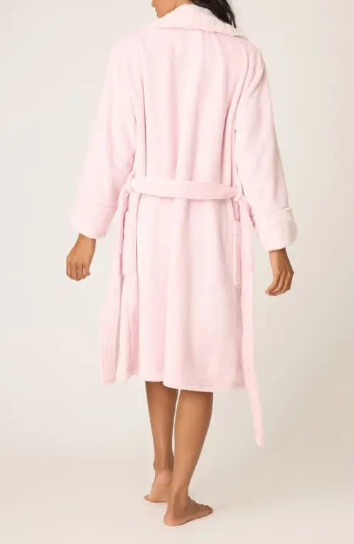PJ Salvage Plush Brushed Robe - Ballet Pink