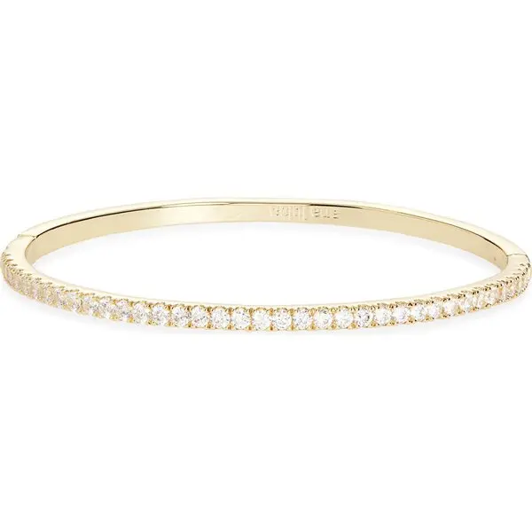 ANA LUISA Juliette Cubic Zirconia Bangle - Gold/clear