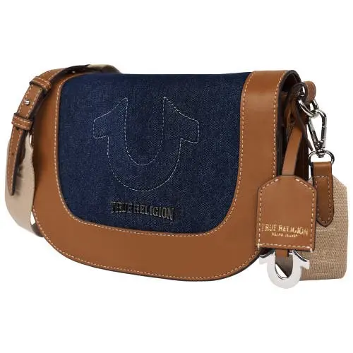 True Religion Horseshoe Crossbody Flap Bag