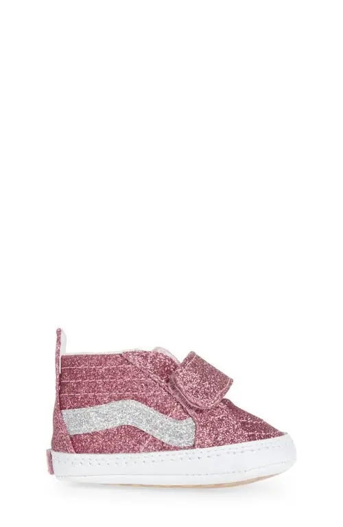 VANS Sk8-hi Glitter Crib Shoe