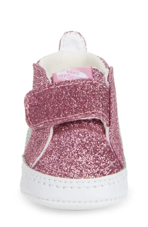 VANS Sk8-hi Glitter Crib Shoe