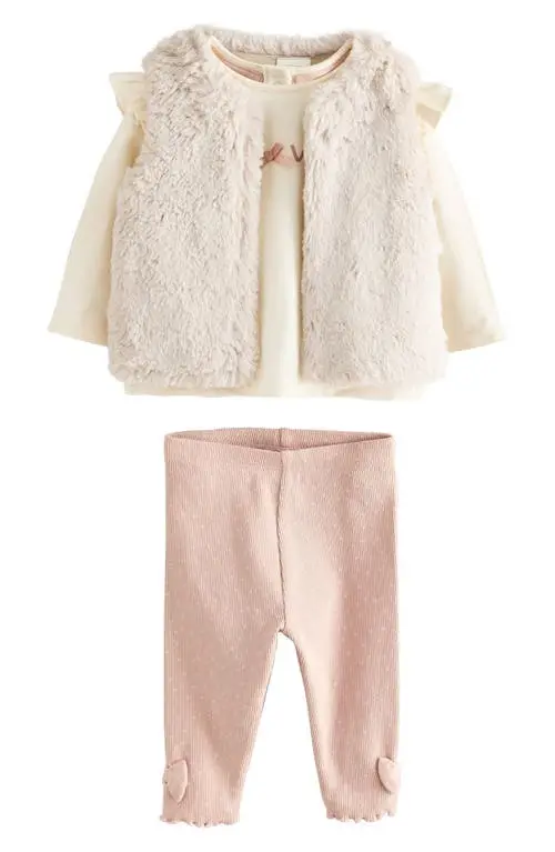 NEXT Ruffle Top Set - Pink