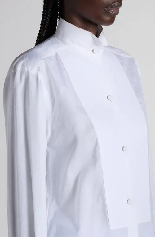 TOM FORD Bib Front Cotton Voile Button-up Shirt