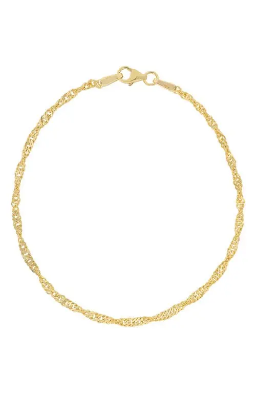 Bony Levy 14k Gold Twisted Chain Bracelet - 14k Yellow Gold