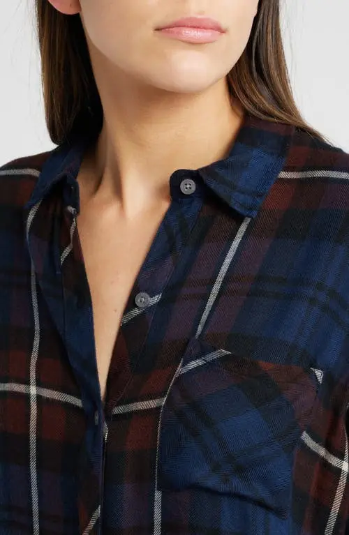 Rails Hunter Plaid Button-up Shirt - Chestnut Birch Navy