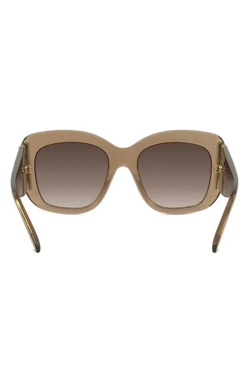 Givenchy 53mm Gradient Butterfly Sunglasses